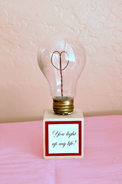 Knocking it off...: How To: Valentine's Lightbulb