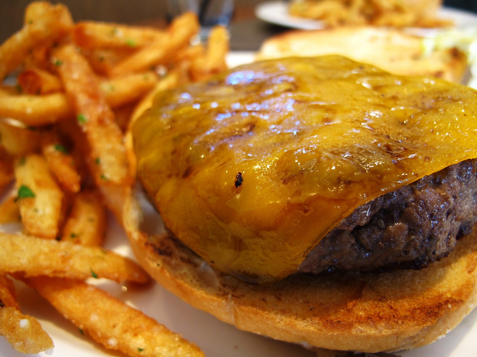 The Small Boston Kitchen: Is Boston's Best Burger at Cafeteria?