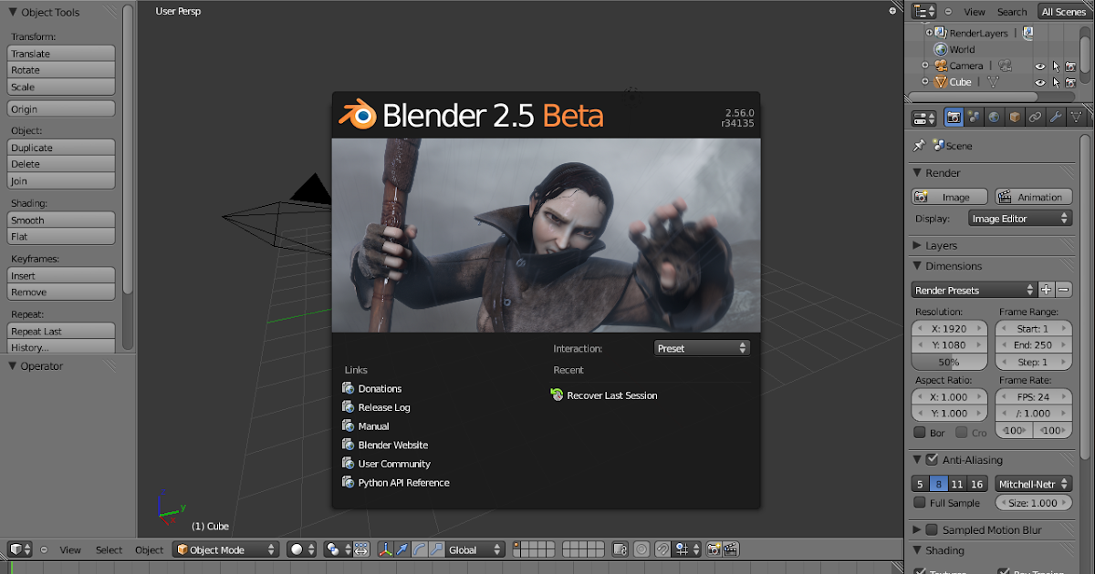 Ubuntu Instal Blender 25 Di Ubuntu Via Ppa