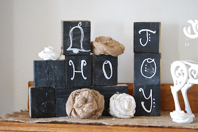 Chalk Blocks on the Mantle - Jill Ruth & Co.
