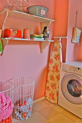 Casa, Cantinho e Coisinhas...: Lavanderia Rosa...
