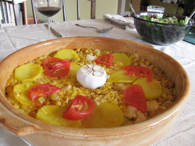 The World in My Kitchen: Arroz al Horno...a Warming Spanish Rice Dish