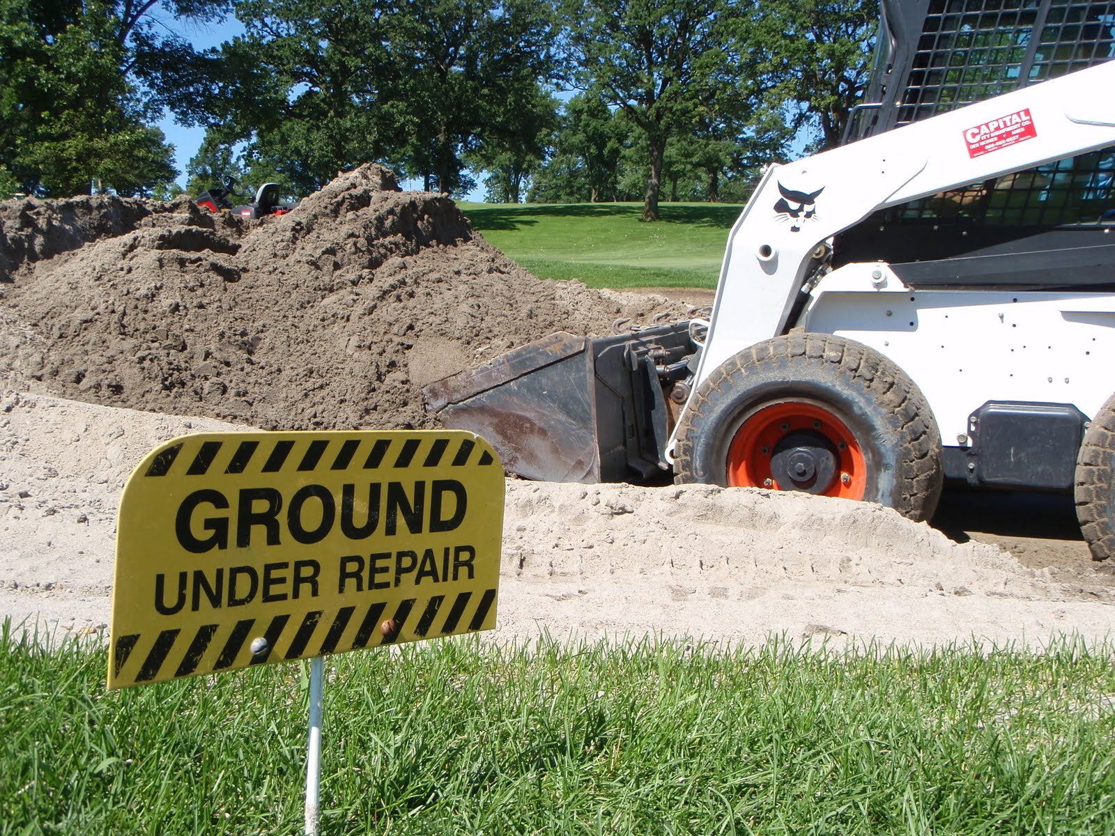 WAKONDA GROUNDS: Ground Under Repair