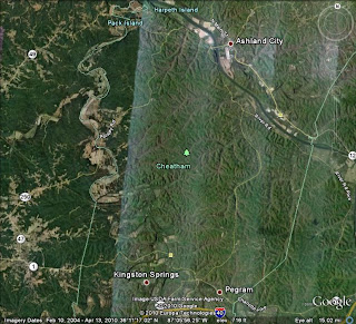 Running West of Nashville: Cheatham WMA - Main Road