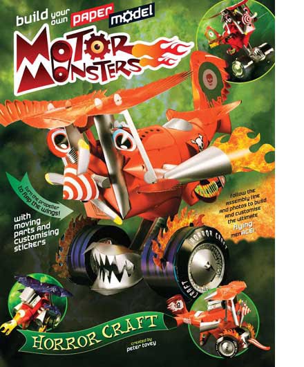 Motor Monsters Paper Model cars