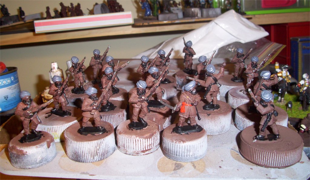 The Cardinal's Wargame Reveries: Mutineer Miniatures Indian Mutiny WiP..