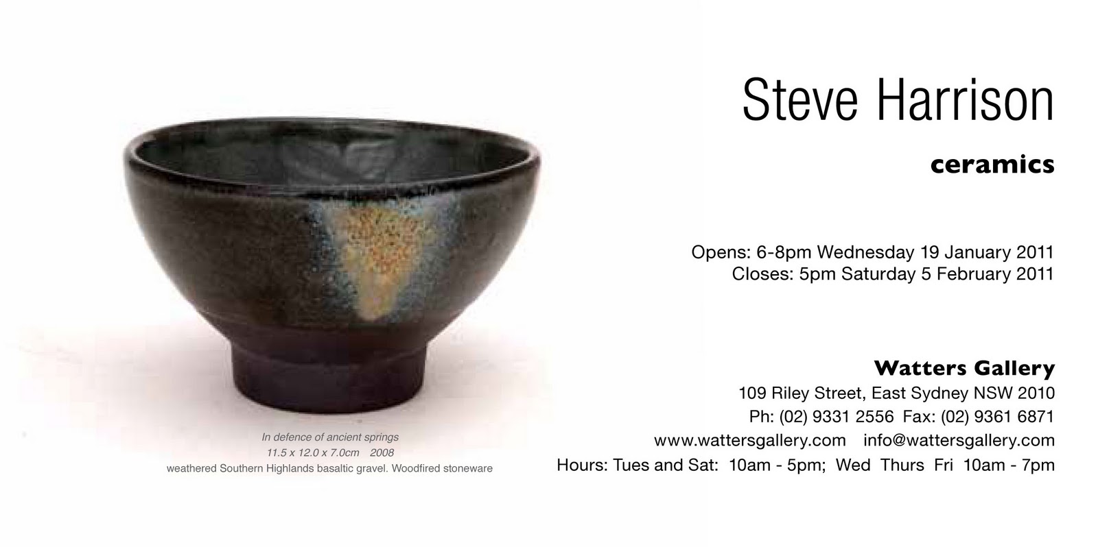 Port Hacking Potters Group: 2010