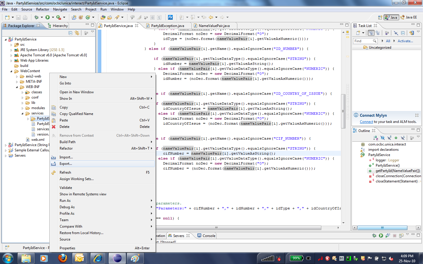 Mass Java Development Notes Deploy Axis2 On Aix
