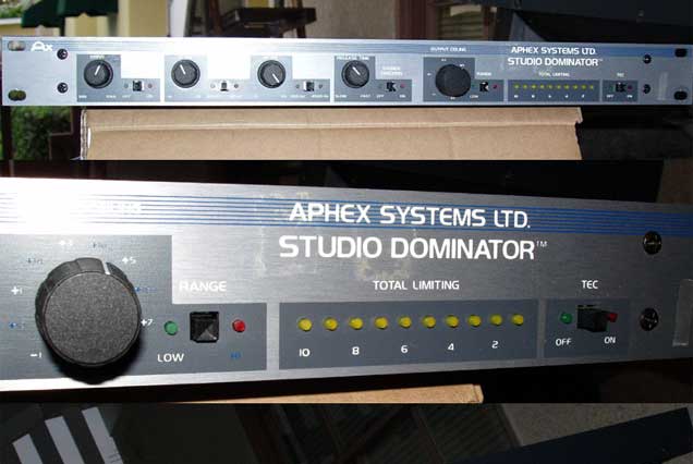 Mojo Pie: Funky and Uncommon Recording Gear: Aphex Dominator Model 700