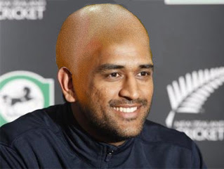 News Watch Plus: Dhoni's new look: MSD sports a bald look after World ...