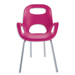 Phi Mu Decor: Pink Oh! Chair by Karim Rashid for Umbra