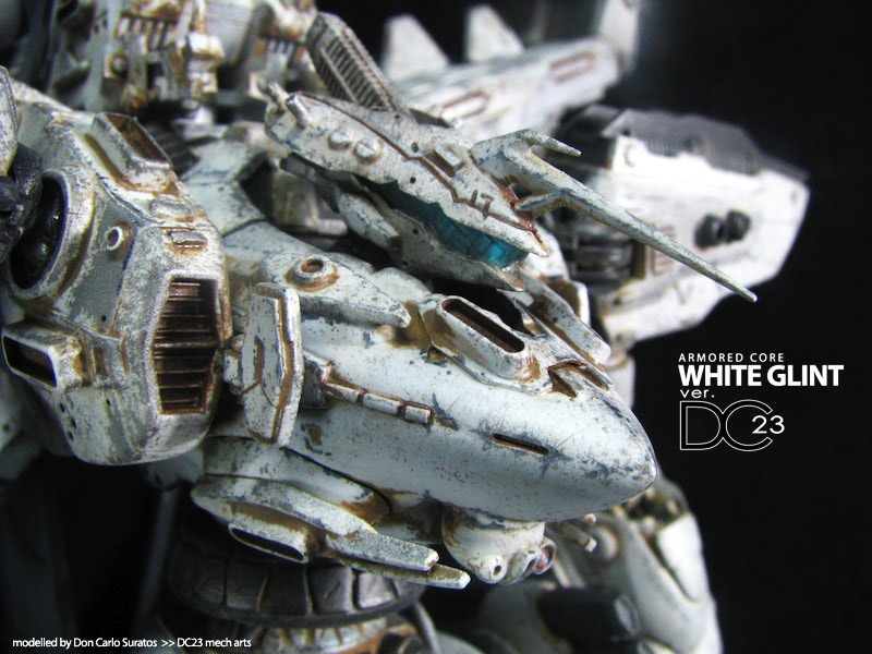 Armored Core WHITE GLINT with V.O.B. ver DC23 |Don Suratos aka DC23