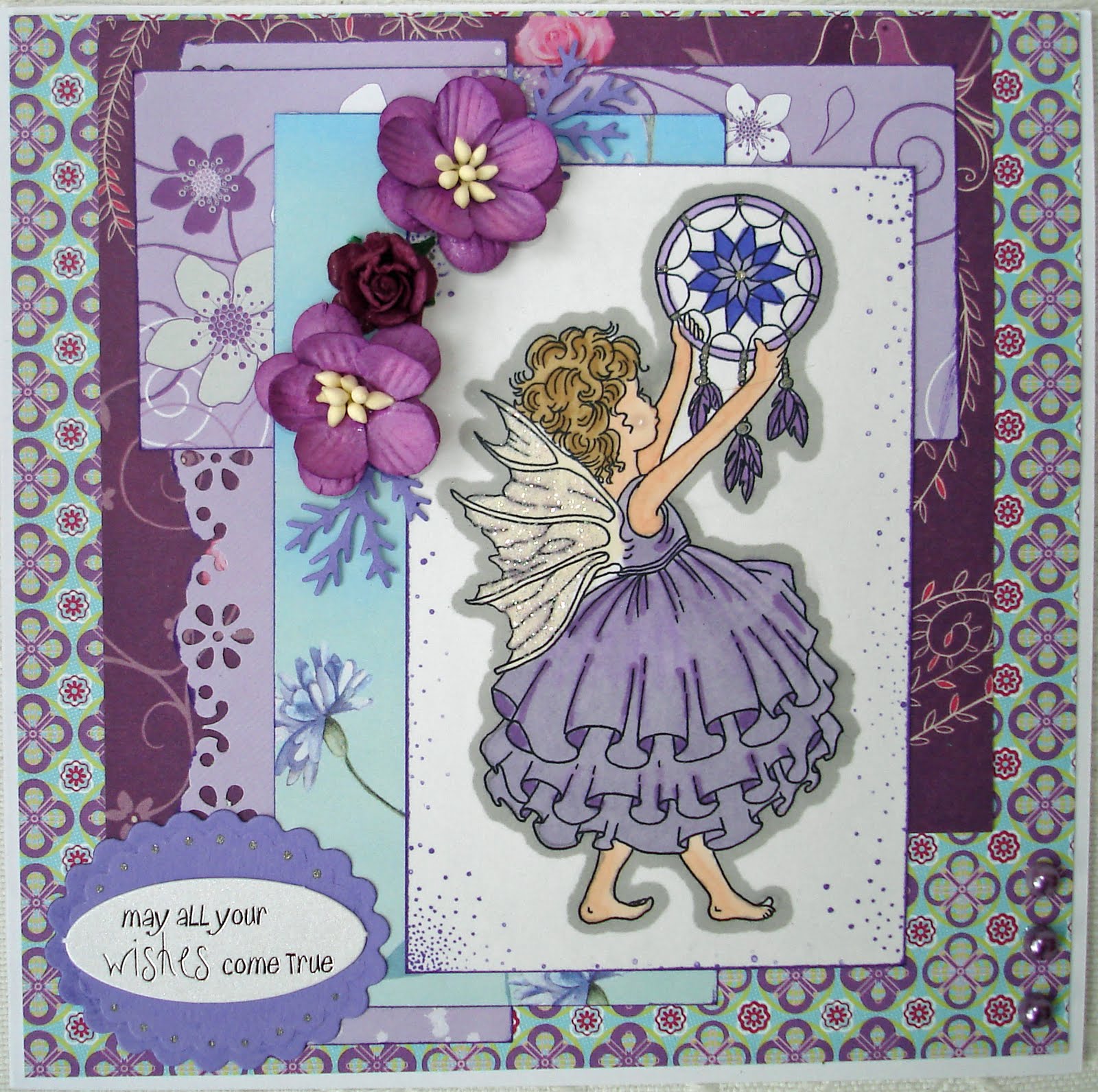 Marianne's Craftroom: 3 very girly cards