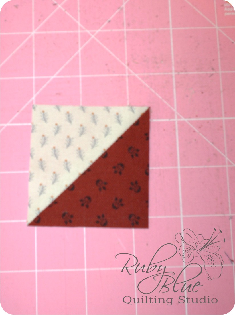 Ruby Blue Quilting Studio: HST Tutorial