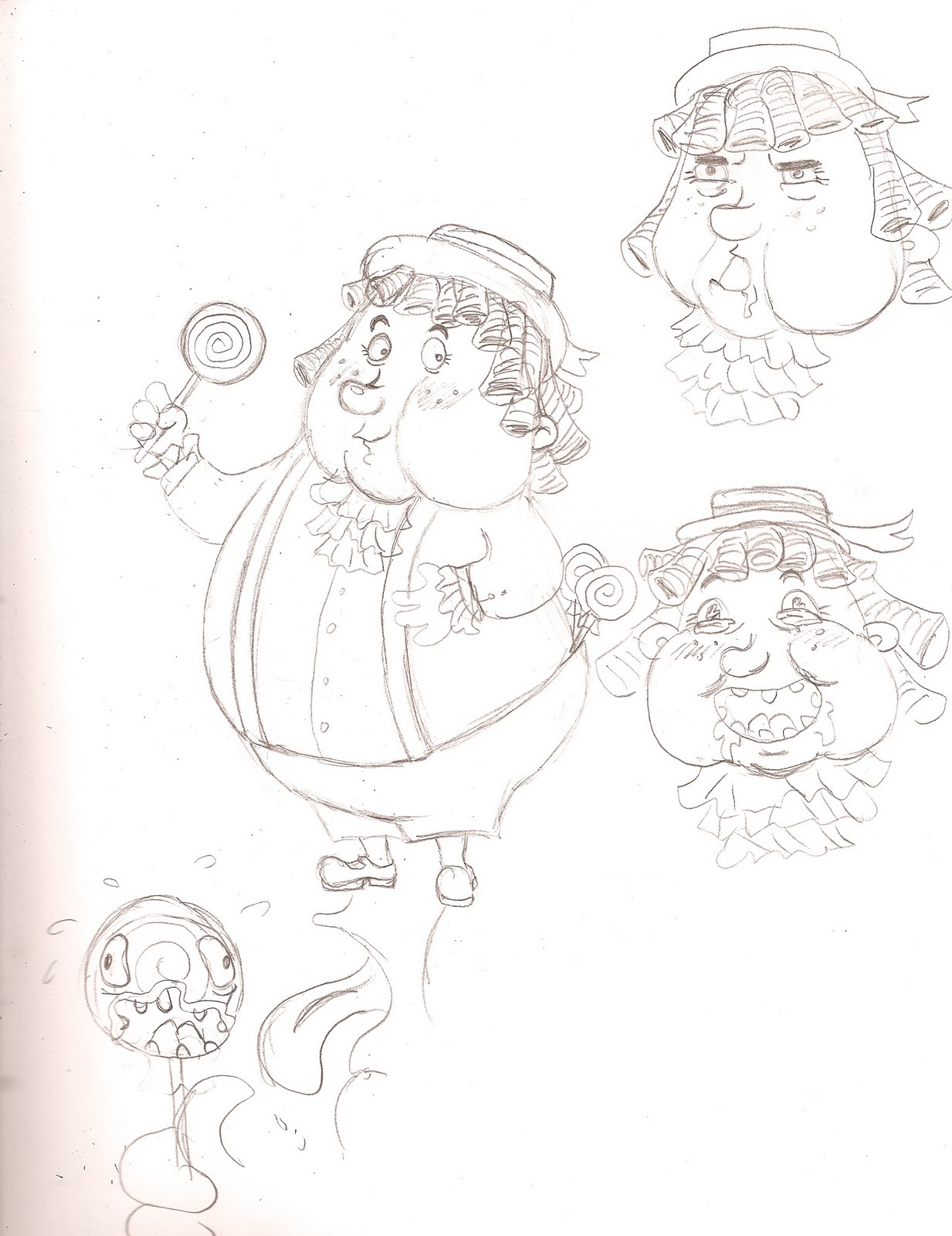 Daily Doodle: Augustus Gloop