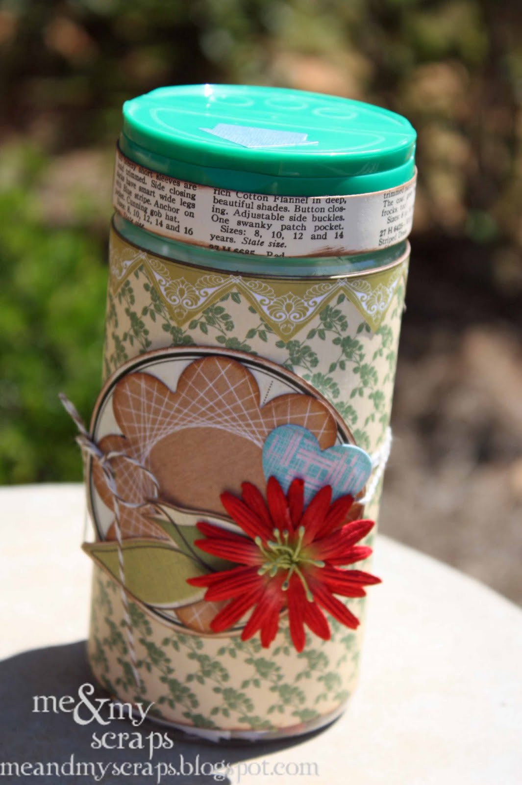 me & my scraps: box tops container