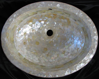 TOPS A Rock Shop: Shell Sinks - total elegance in the bathroom!