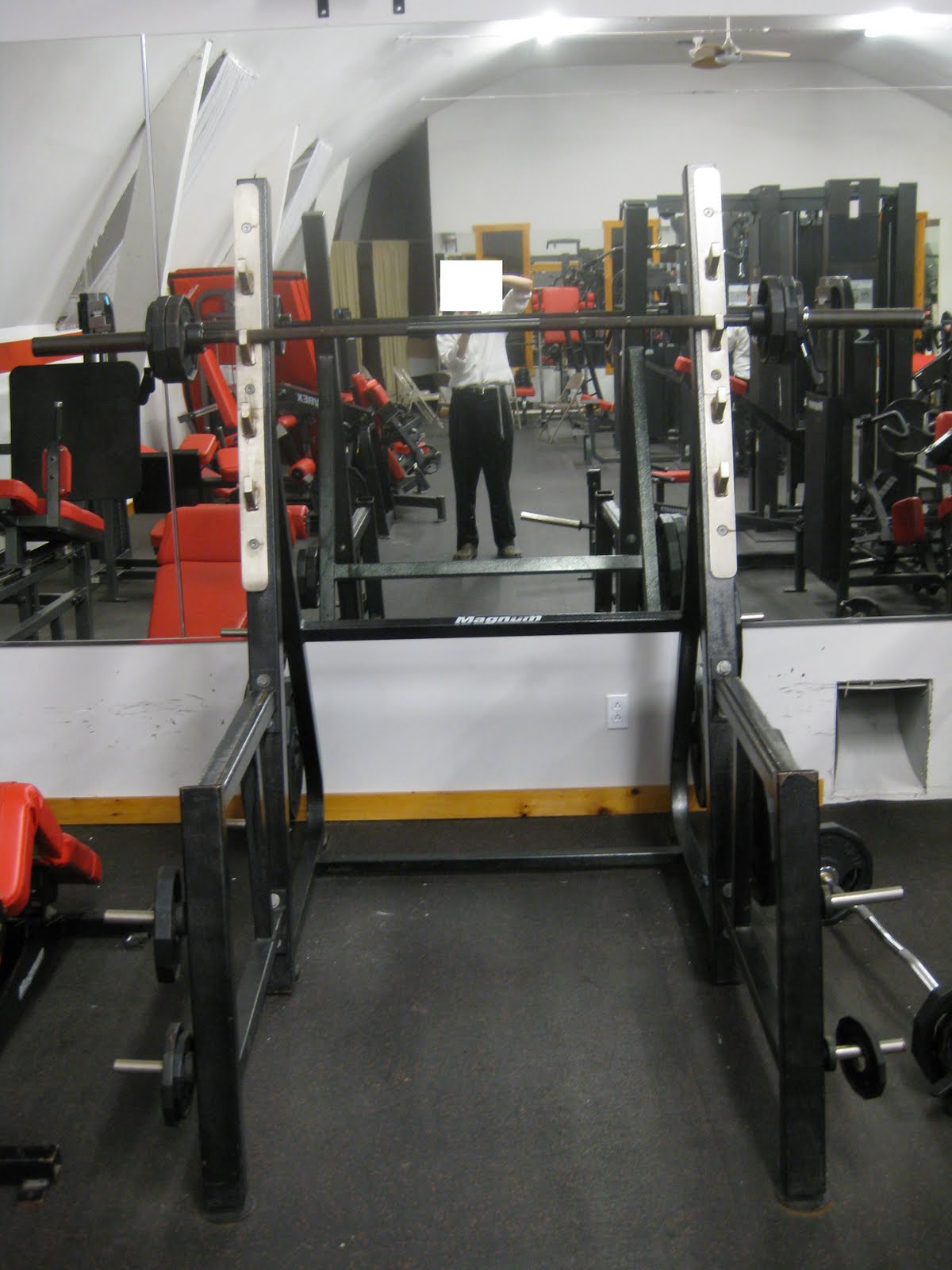 Gym Equipment for Sale: Magnum Strength - M81 F Squat Rack wStorage (36144)