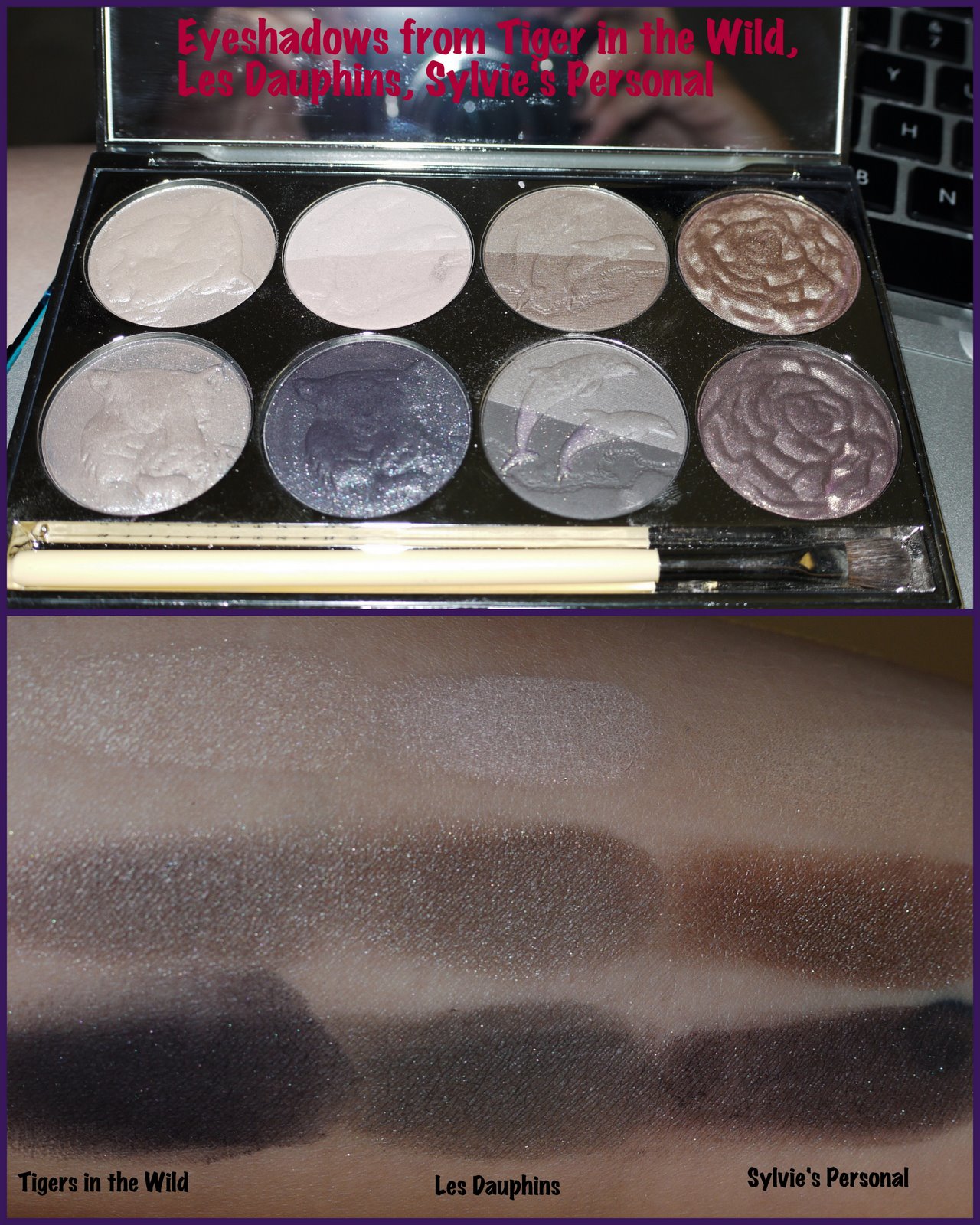 Makeup on the Rocks: Chantecaille Eyeshadow Swatches (Tigers in the ...