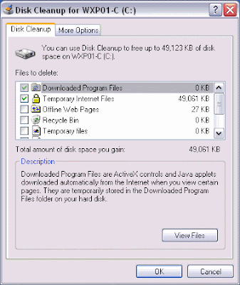 Computer: Disk Cleanup