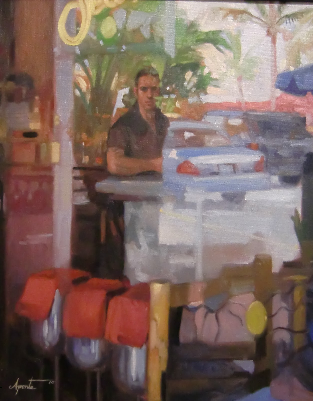 Racket from Angeline's Art Studio: Jason Aponte - Reflections on ...