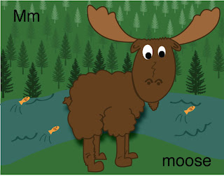 Graphic Design II: Alphabet Book. M is for Moose!