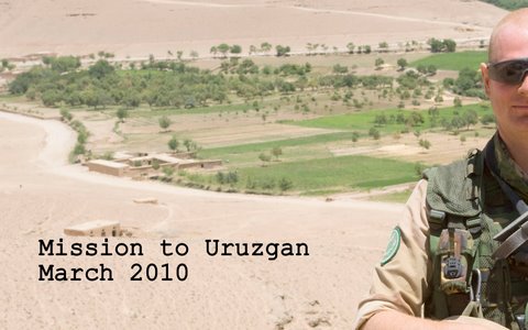 Mission to Uruzgan: Moving to COP TABAR (week 16)