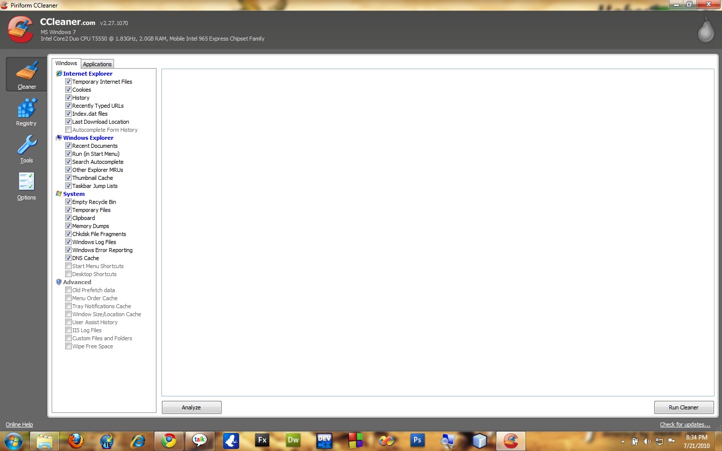 Tools to clean computer windows 7 : portjesi