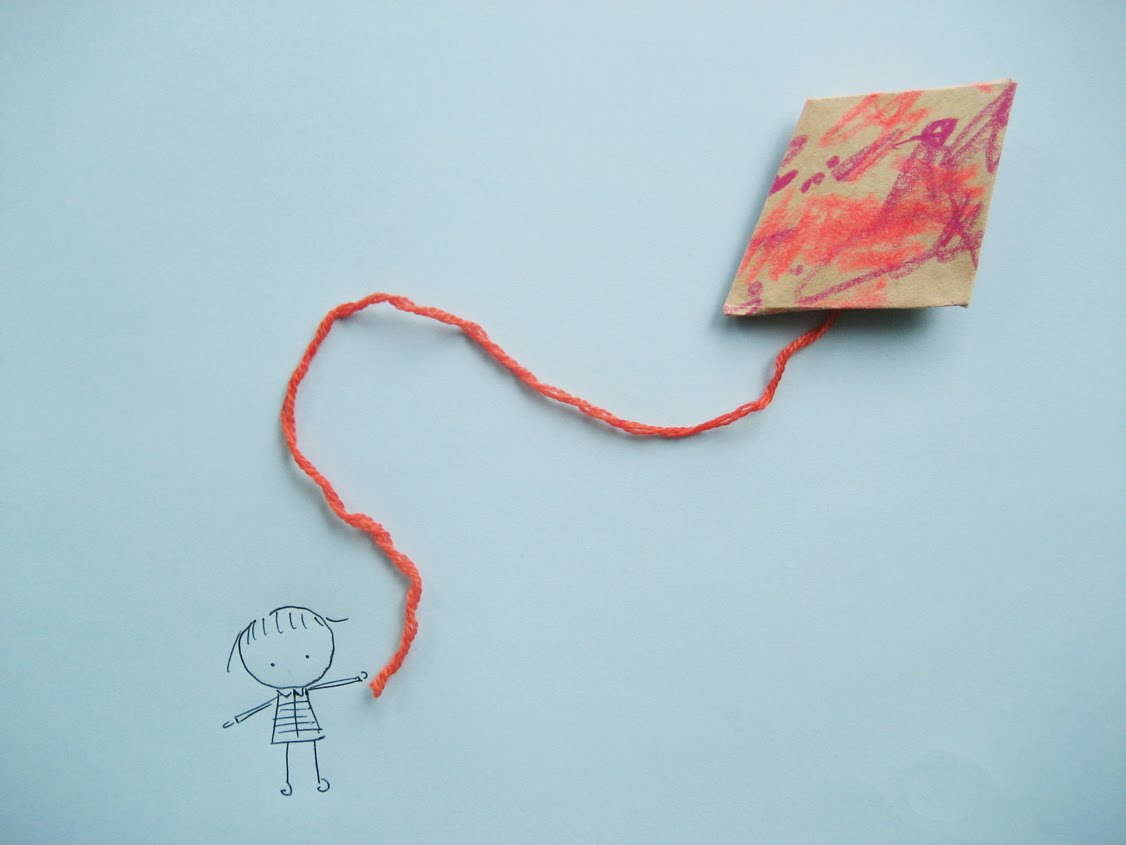 hundreds & thousands: How to make a mini kite