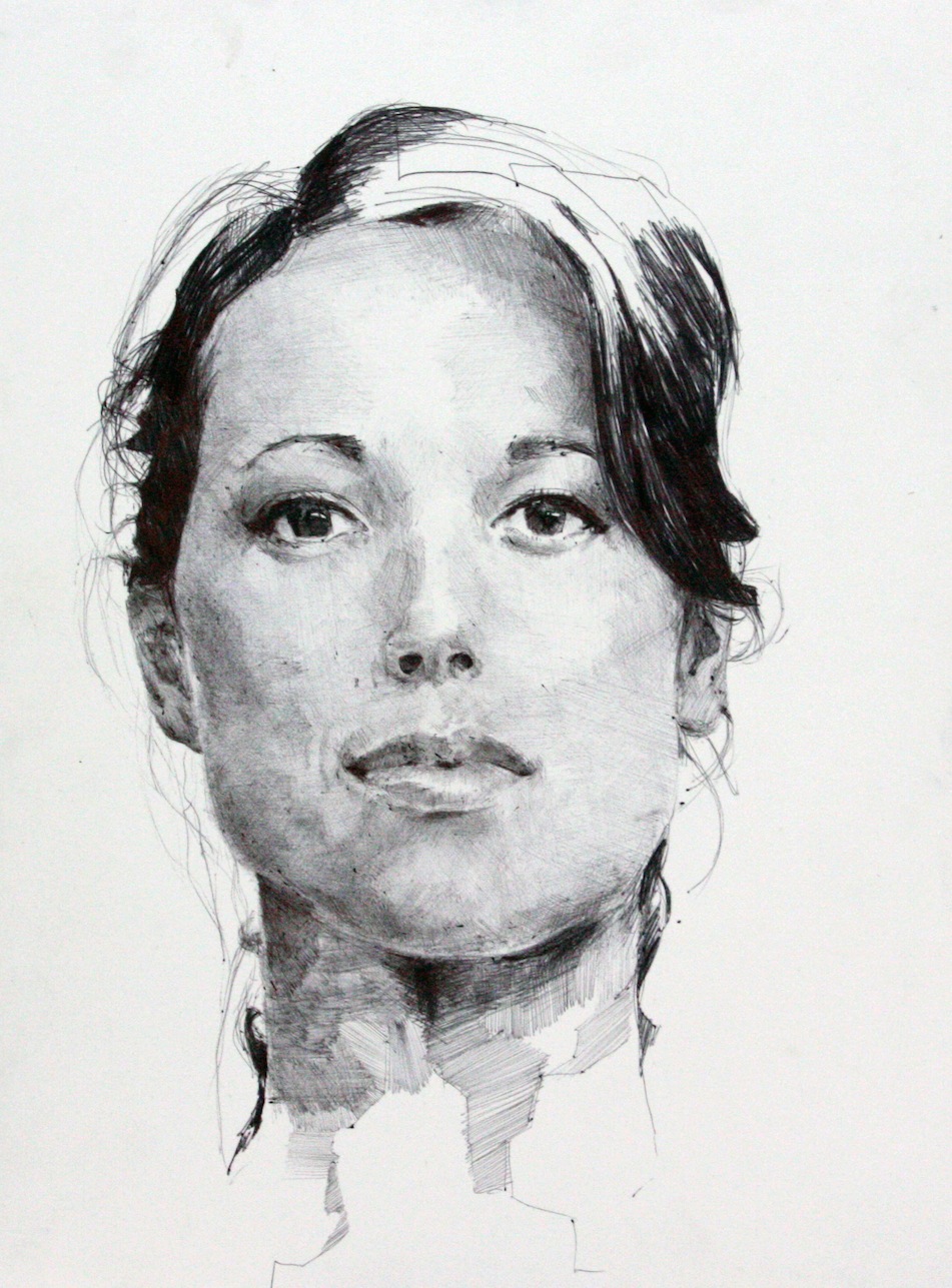 Ballpoint pen portraits photographs that could easily pass as ...