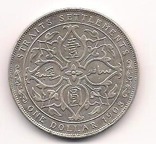 711CollectionStore: 1 Dollar King Edward VII Straits Settlements Silver ...