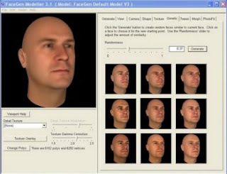 Graphic Design Software: FaceGen Modeller