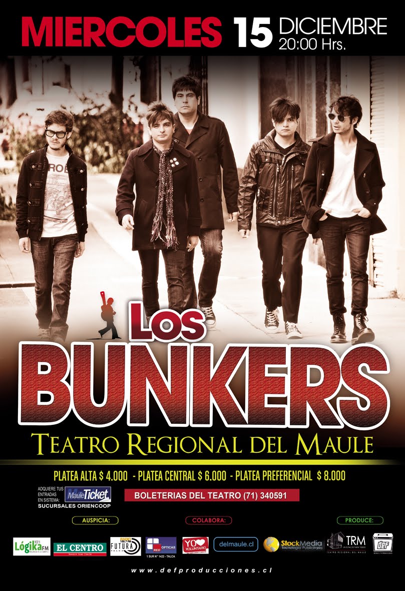 Suscriptores Diario El Centro: ESTE MIERCOLES LOS BUNKERS EN TALCA