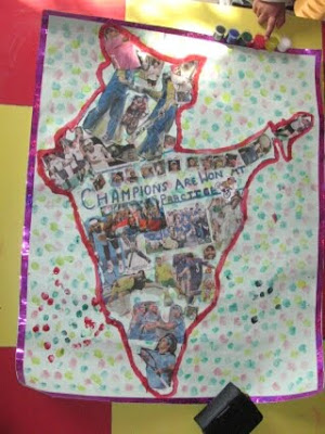 DEWS - The School, Panchkula: Collage Making Competition