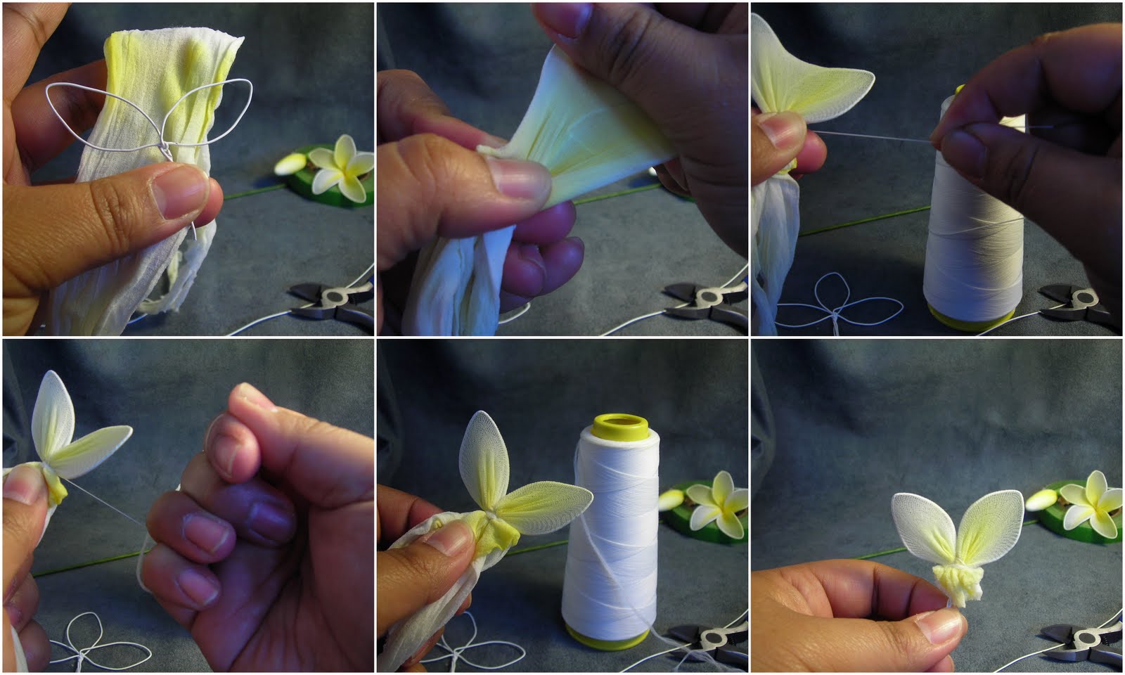 Rad Linc Crafts: Making Nylon Flowers, Part 3: Making Plumerias