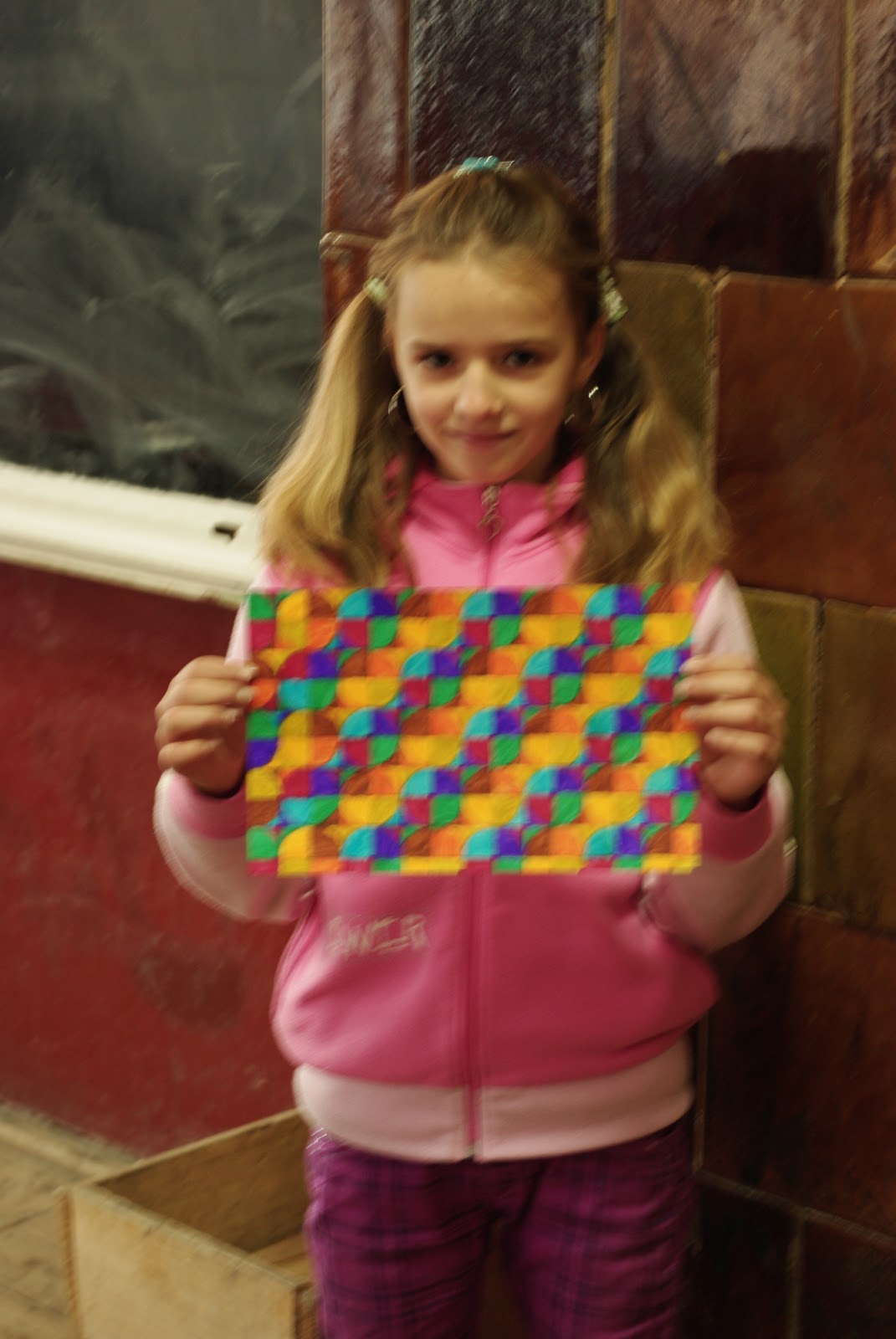 Profesor-Vasile Emanuel Urda: compozitie decorativa - cl V-VI Cornesti