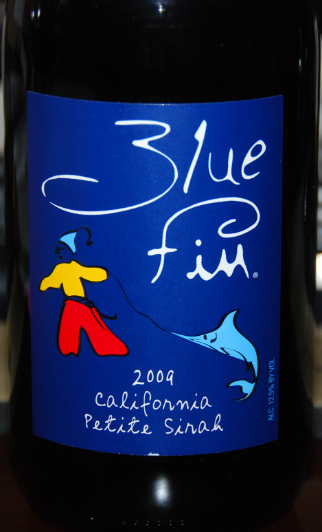 Nate's Wine Blog: 2009 - Blue fin - California Petite Sirah