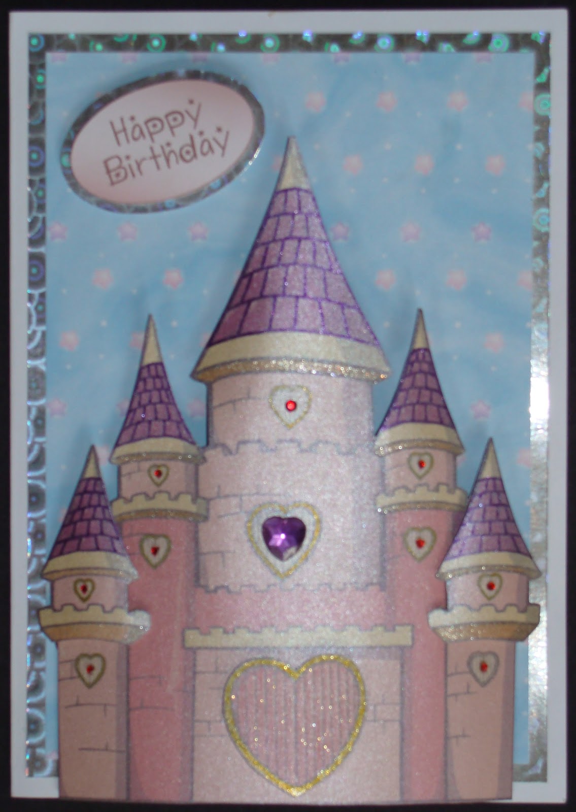 Delphinoid's Cards and Craft: Fairy Castle Card