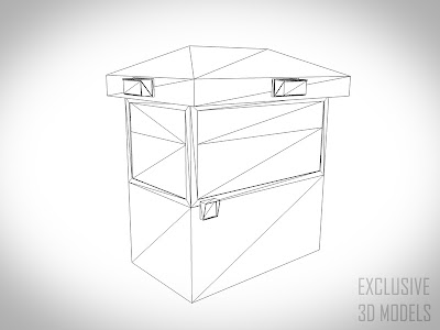 GFX-BOX: 3D model - NYPD (Police) Booth