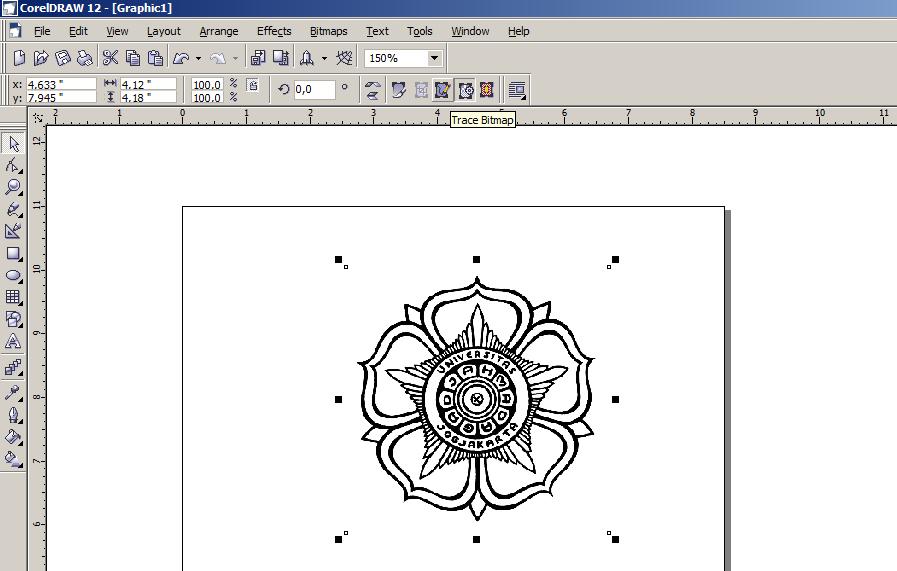 My Coreldraw Mengubah Gambar Bitmap Menjadi Vektor 1