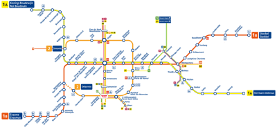 Gallery Vector Art: "Brussels metro map"
