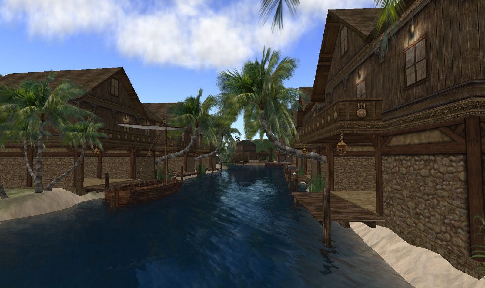 House of Alcott: Landscape - Sim Schendi Trading Outpost