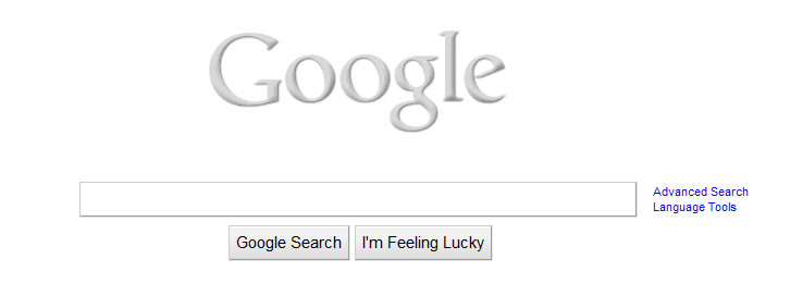 Digital Worshiper: Google Mystery Logo 2 - Grey... With a Twist