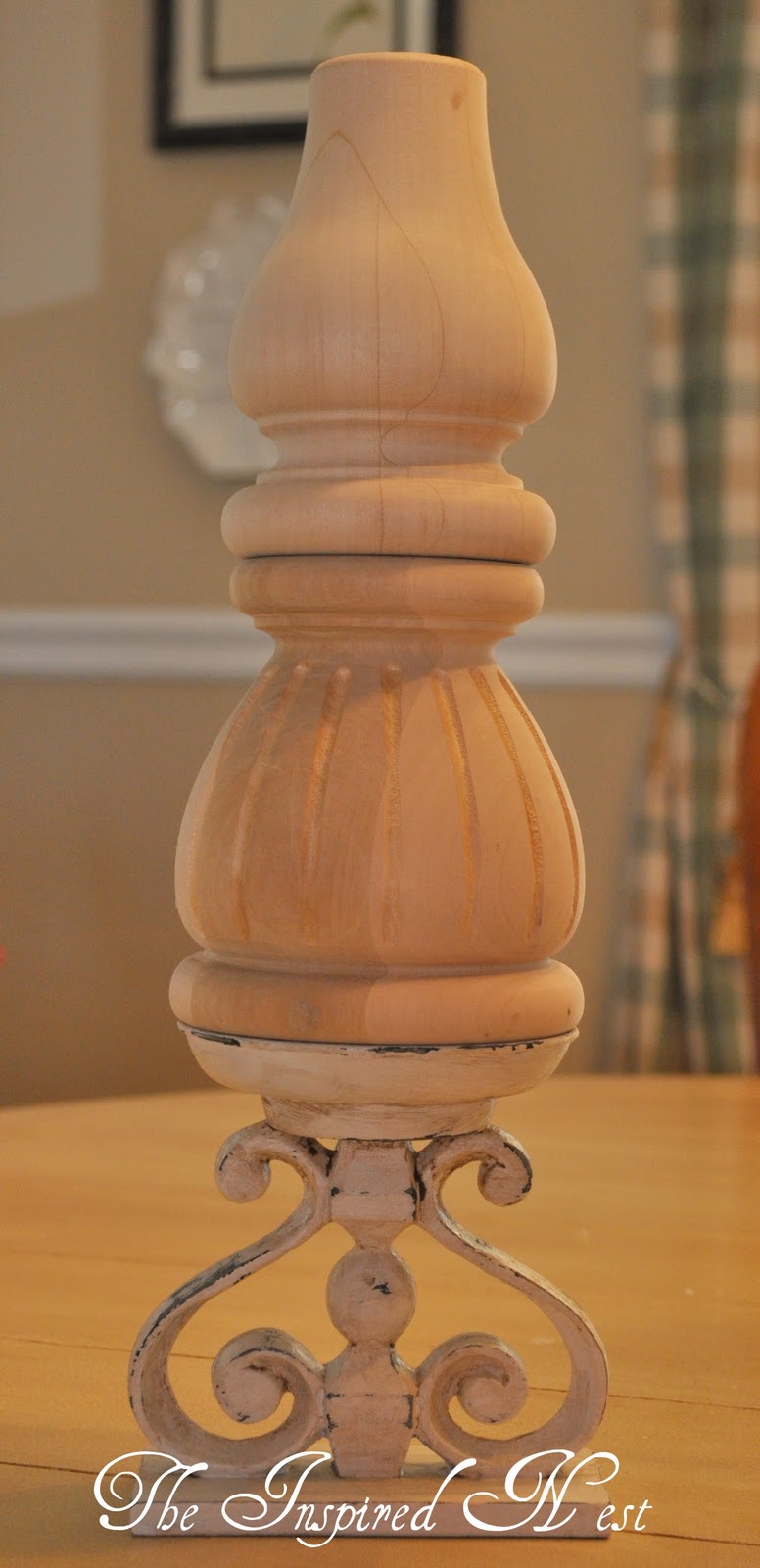 The Inspired Nest: Pottery Barn Finial Tutorial