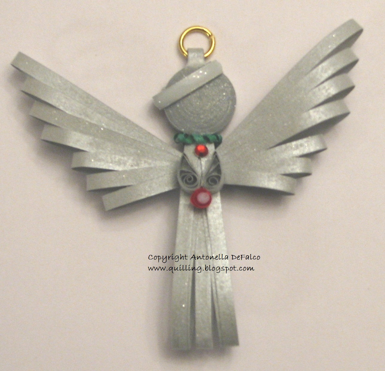 Quilling, Art and Expression: Free Quilled Angel Pattern