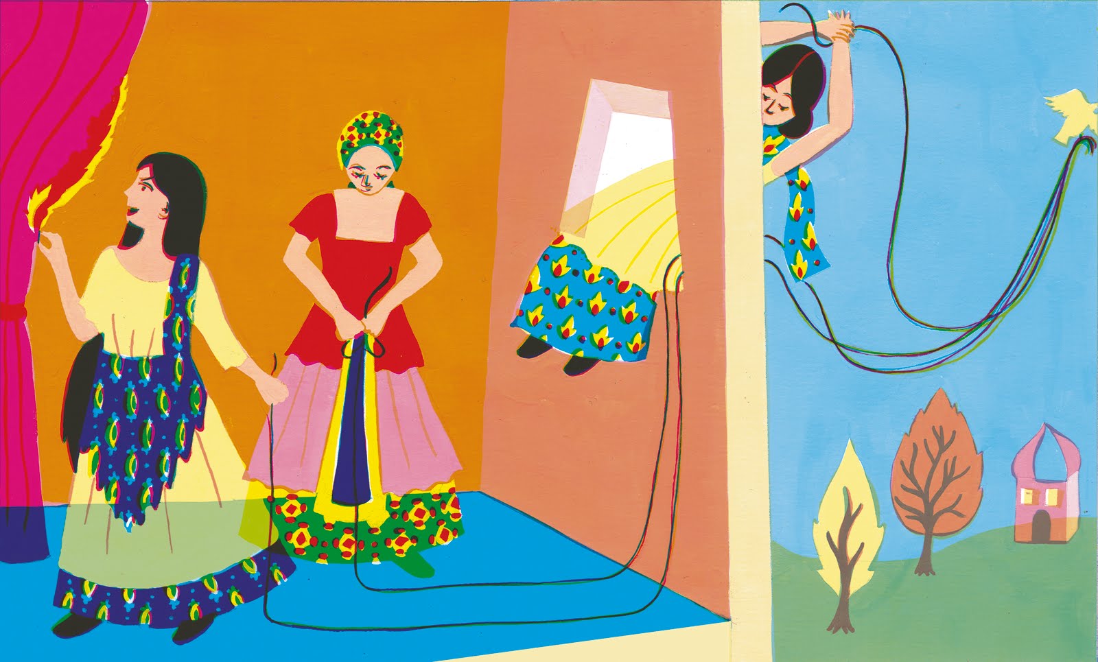 Gouacheries et compagnie: "L'oiseau d'Ourdi", illustrations pour un ...