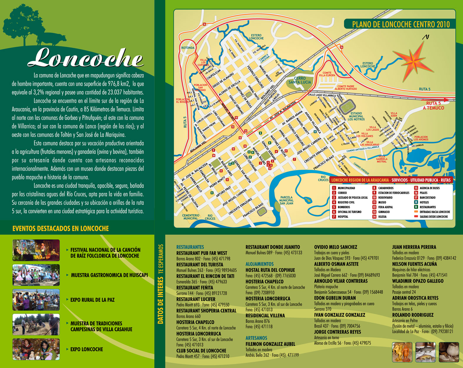 grupourbe: Triptico Turístico Loncoche