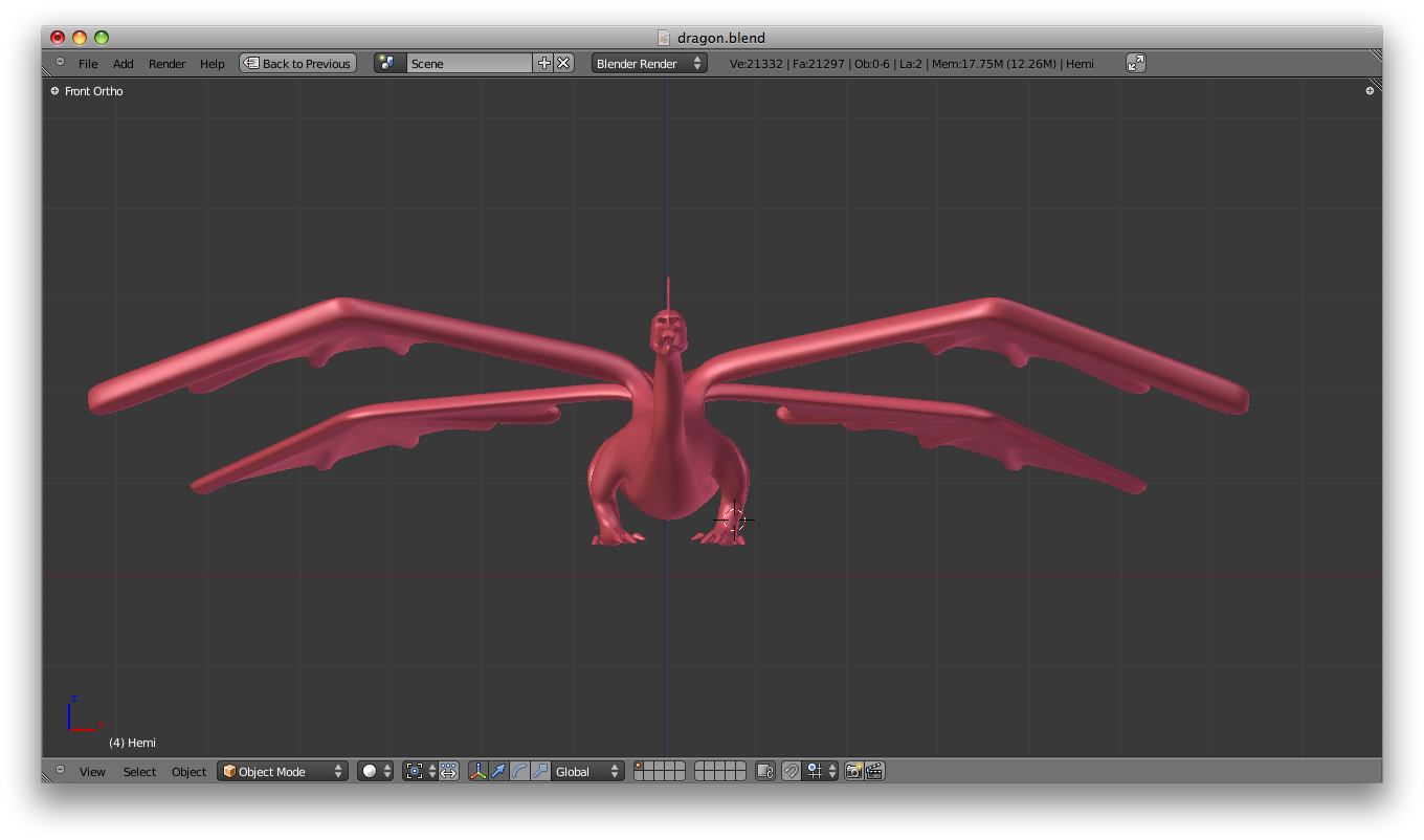 Cavern of Dreams: Modeling: Dragon Feet!