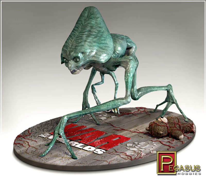 MONSTER MOVIE WORLD: WAR OF THE WORLDS ALIEN CREATURE MODEL RELEASED BY ...