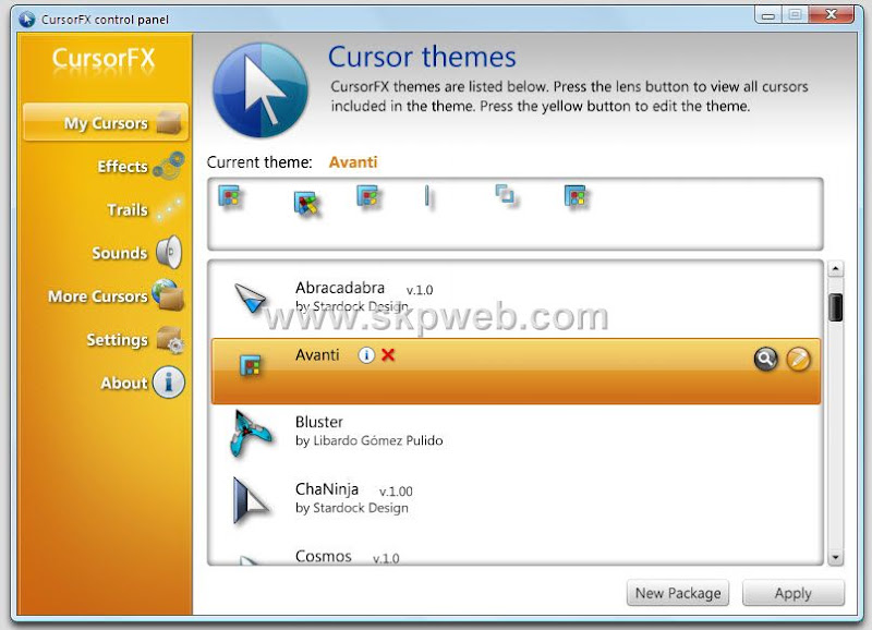Softwares: Stardock Cursor Xp v1.31 Plus